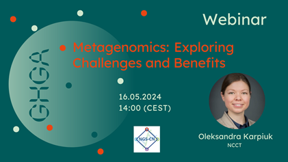 GHGA Webinar Series: Metagenomics: Explaning Challenges and Benefits (Oleksandra Karpiuk) :: DKTK